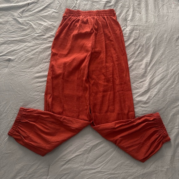 Pants & Jumpsuits | Rust Brown Tapered Pants | Poshmark